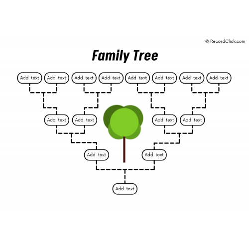 A Simple Family Tree Template Over 50 Templates RecordClick